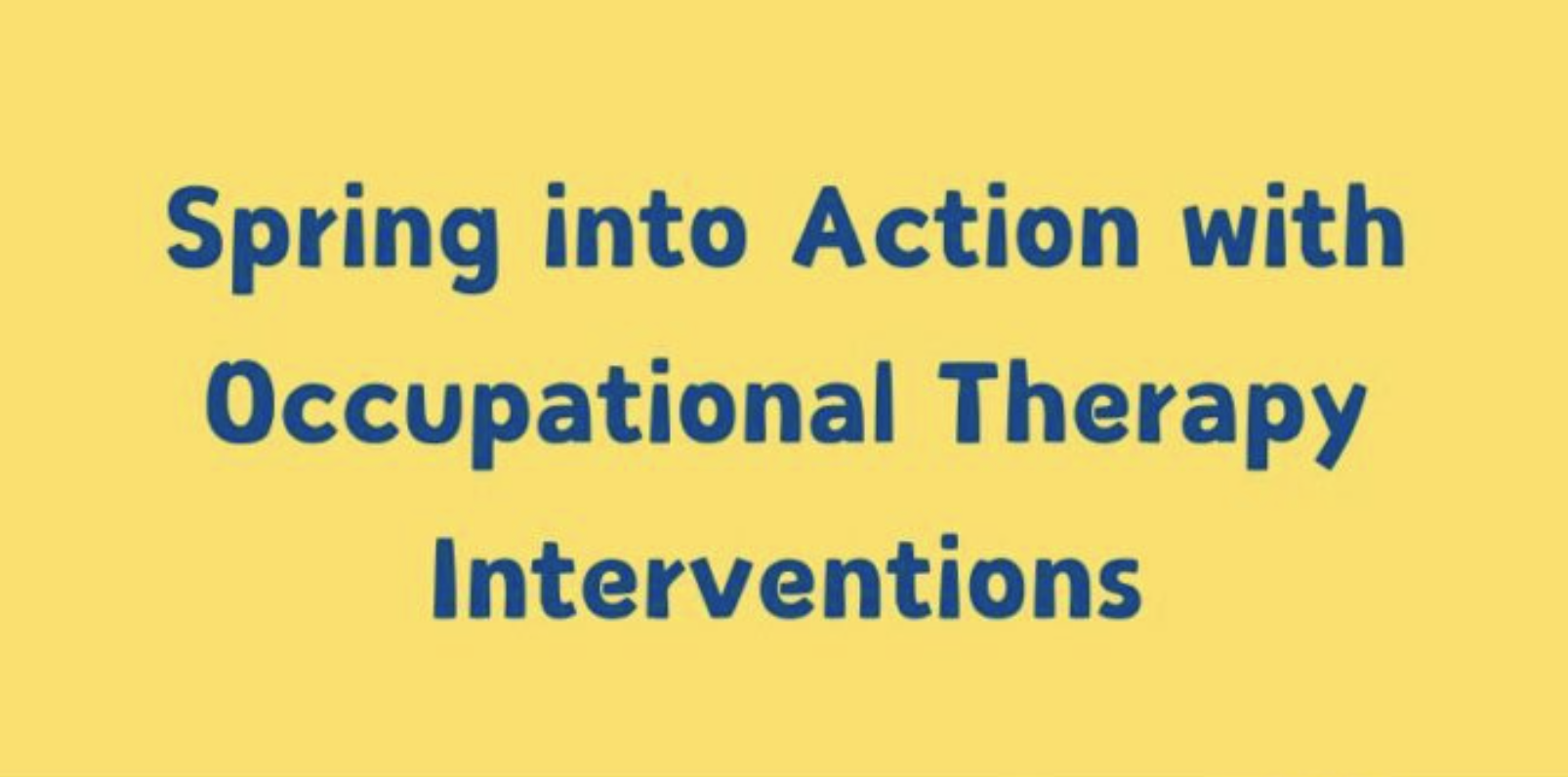 Occupational Therapy Interventions - Communication Station Ga Pediatric